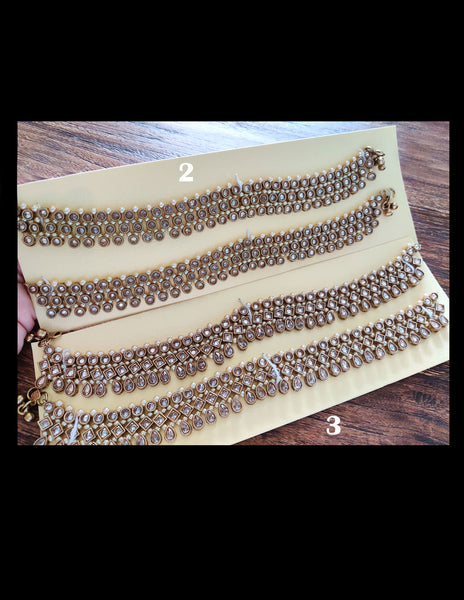Polki Anklets x 3Designs – Aadya's Boutique
